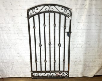Ready to Ship - 48"t X 40"w Garden Fencing Metal Gate Antique Style ...