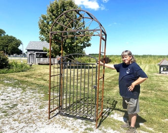 Rustic Garden Gate - Etsy