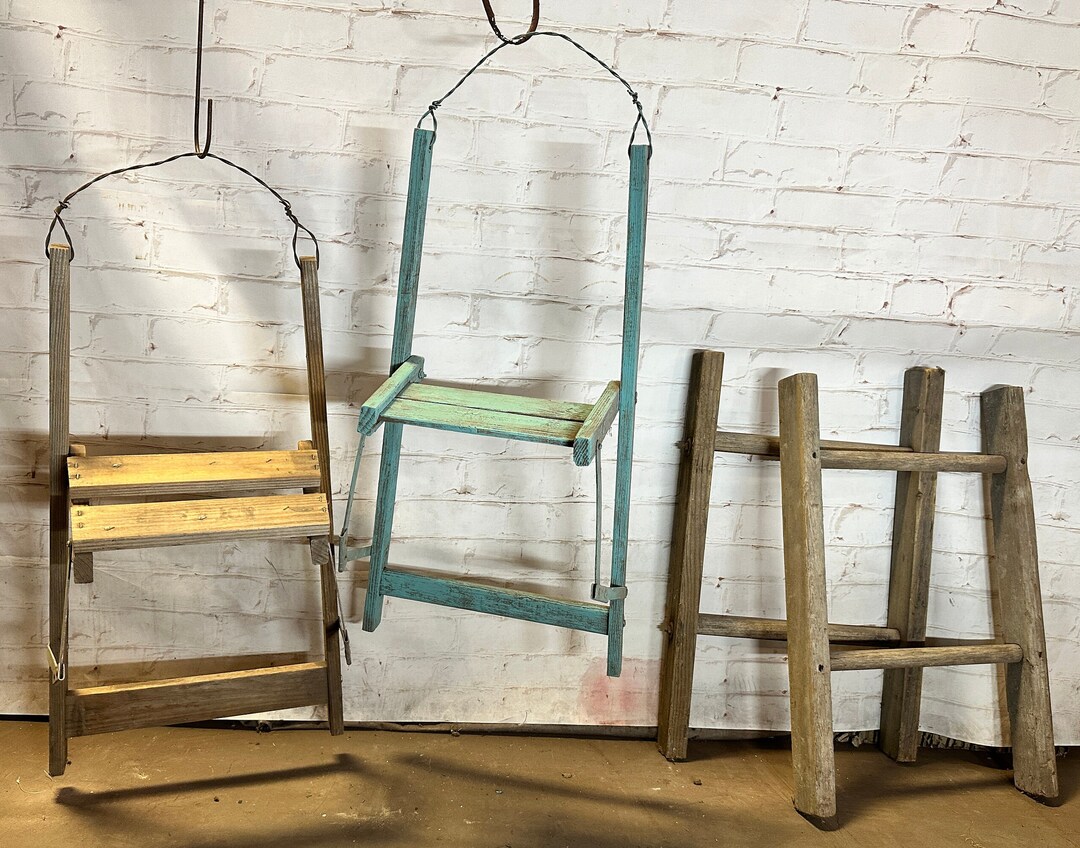 Rustic Wood Ladder Back Wall Shelf – Farmhouse Country Decor (58") - Etsy