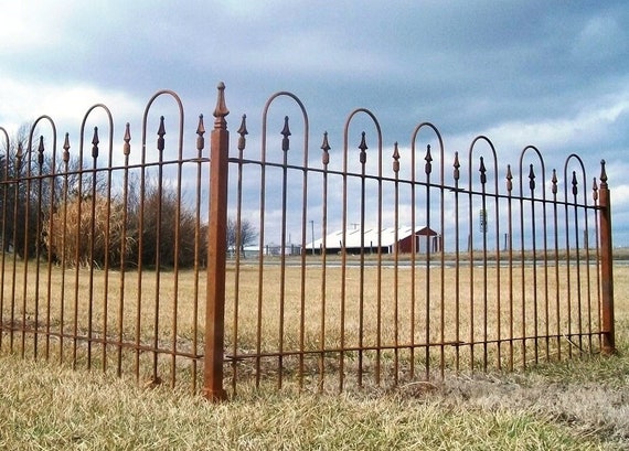 Curved Wrought Iron Fence Panels Wrought Iron Fencing In East Texas