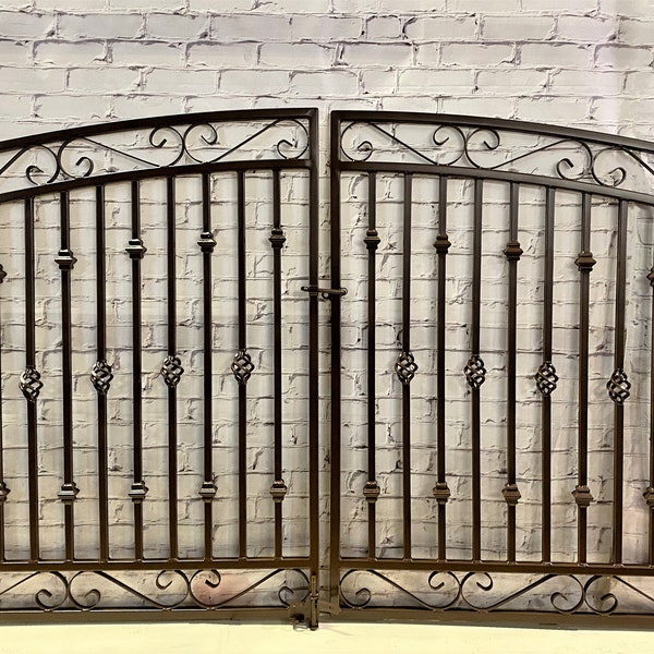 Wrought Iron Driveway Gates - Etsy