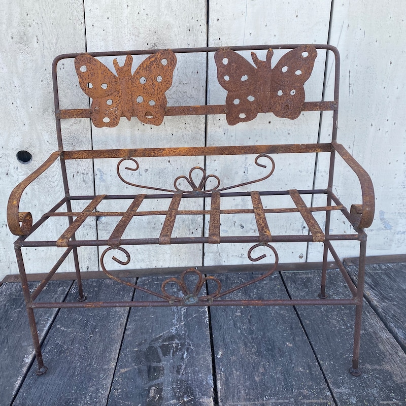 Butterfly Bench - Etsy