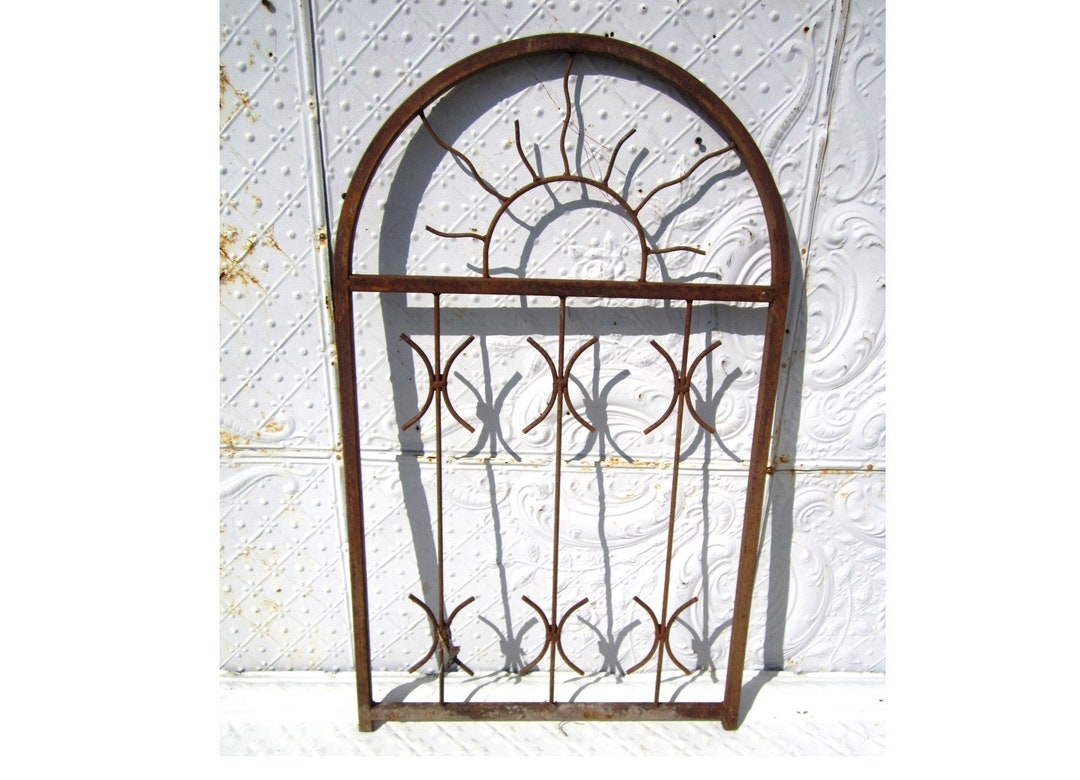 Wrought Iron Sun Architectural Wall Hanging - Metal Wall Art - Etsy