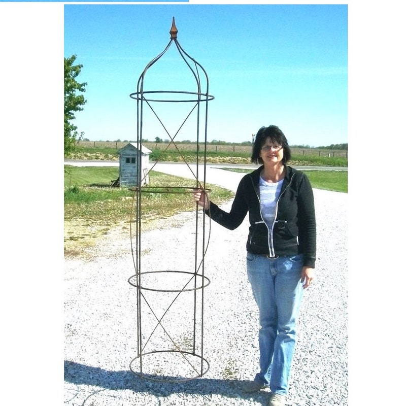 Wood Garden Obelisk Trellis - Etsy