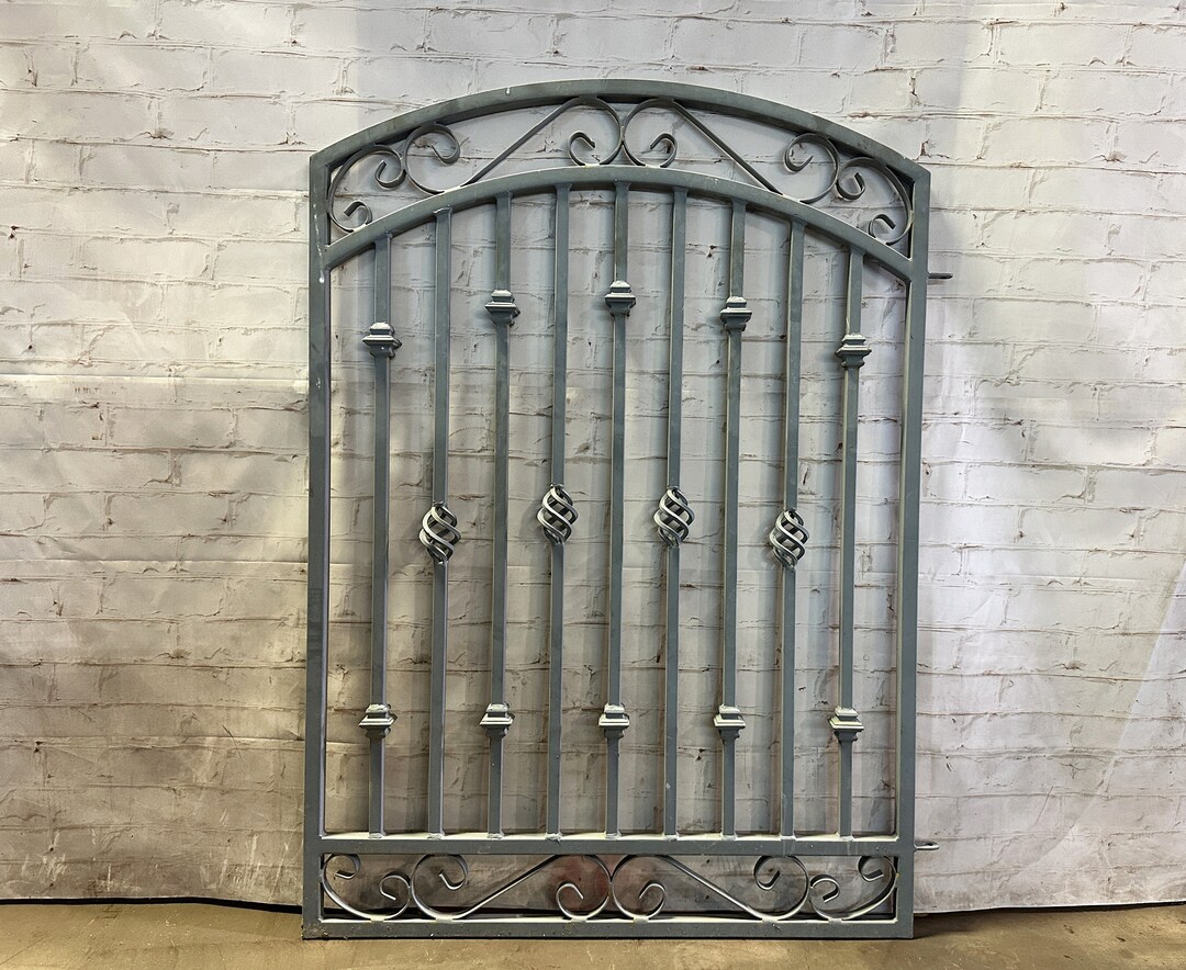 Ready to Ship - 48"t X 40"w Garden Fencing Metal Gate Antique Style ...