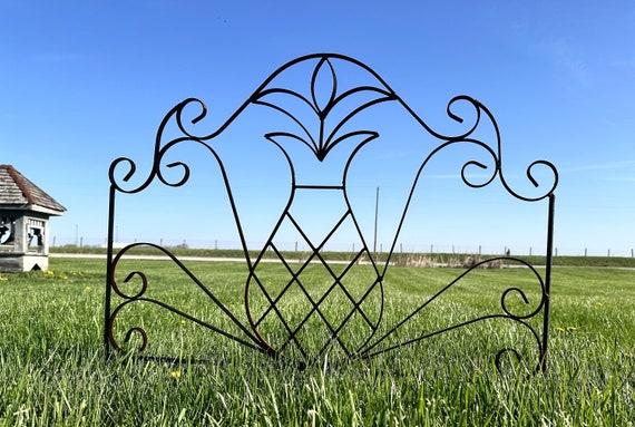 Wrought Iron Border Edging Wrought Iron Connect Heart Fence Border