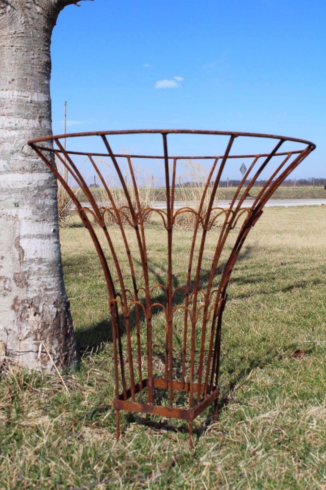 Wrought Iron 25 Cone Topiary Flower Trellis Metal Plant - Etsy