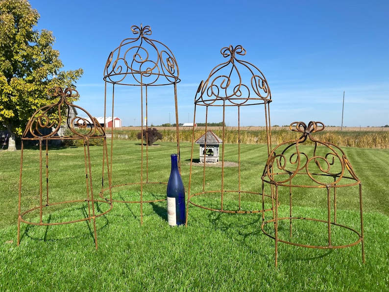 Wrought Iron 23 Medium Jess Topiary Flower Trellis - Etsy