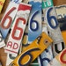License Plate Number 6 Precut Number SIX Ready for - Etsy