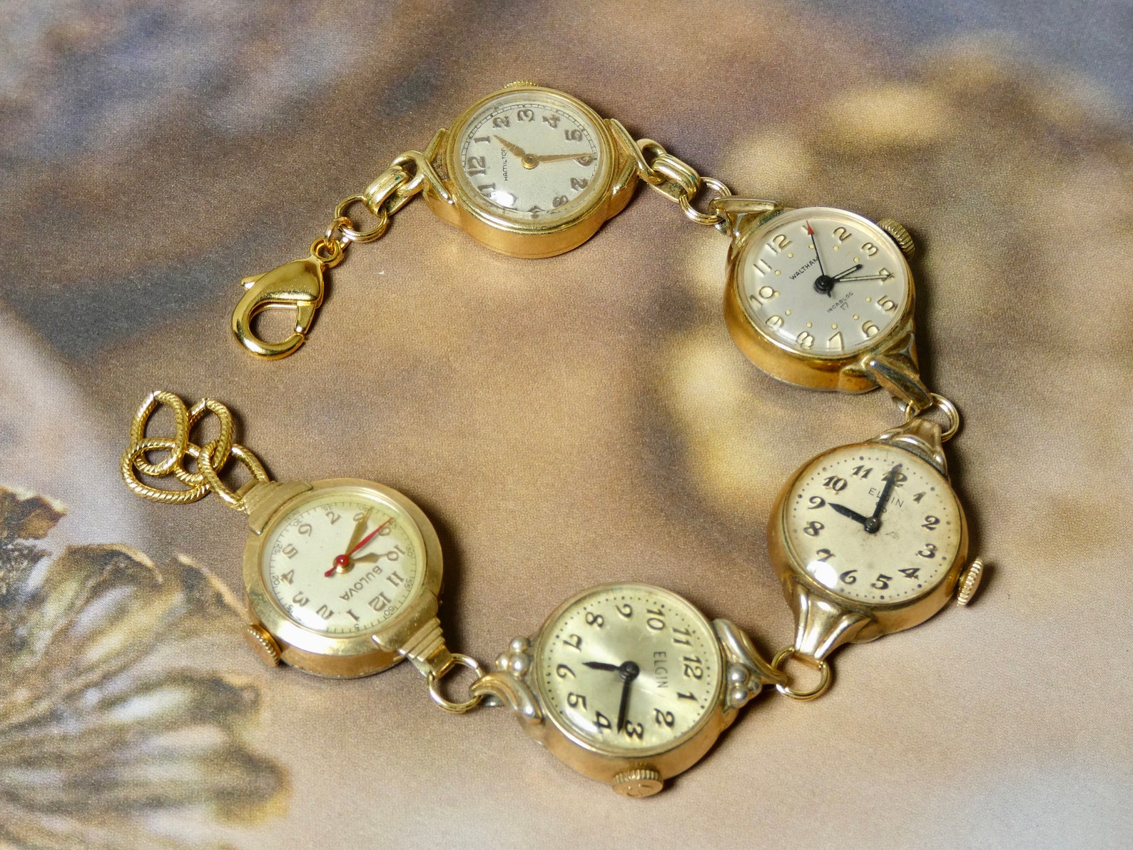 Vintage Watch Bracelet One of a Kind Bracelet All Gold - Etsy