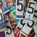 License Plate Number 5 Precut Number FIVE Ready for - Etsy