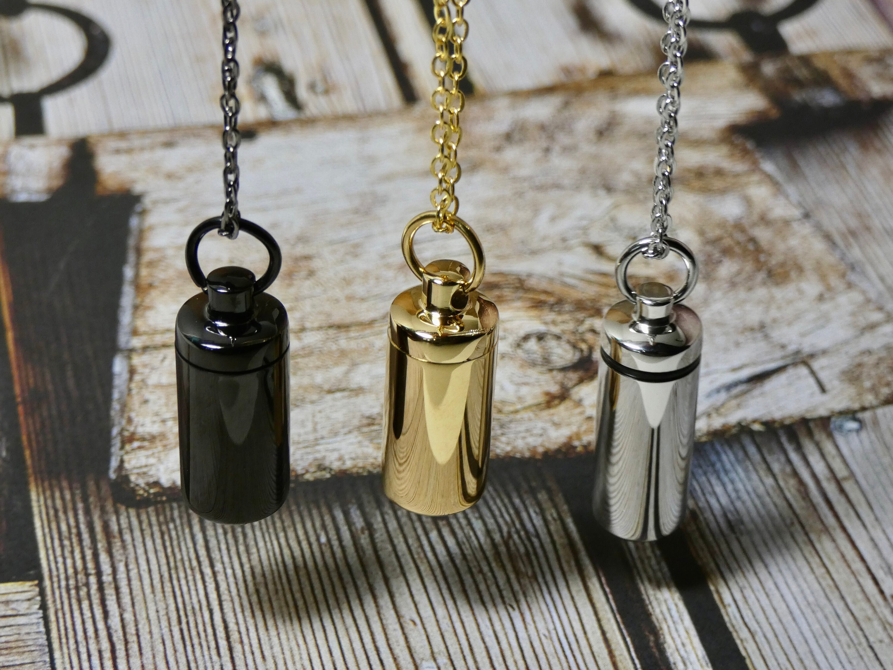 Urn Necklace Capsule Necklace Cremation Pendant for Human or | Etsy