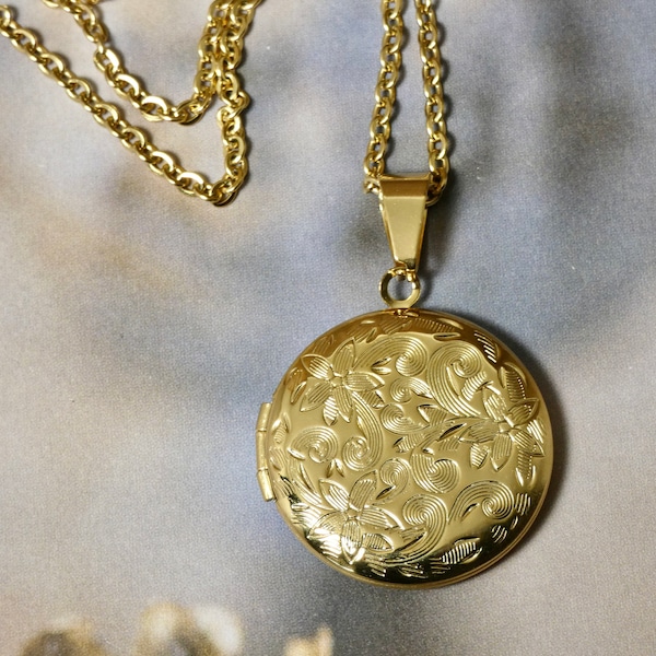 Circle Locket - Etsy