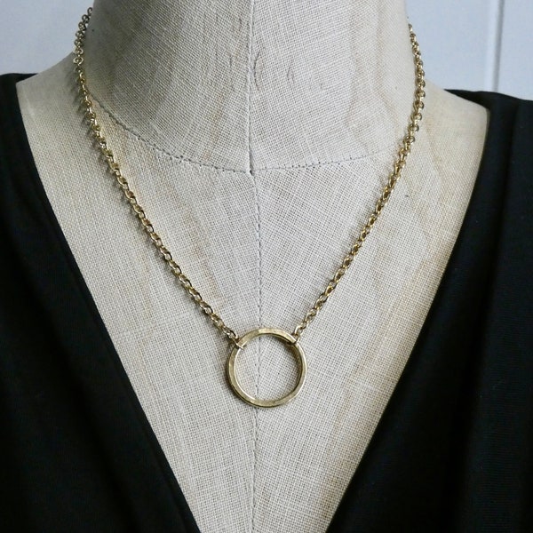 Small Circle Pendant - Etsy
