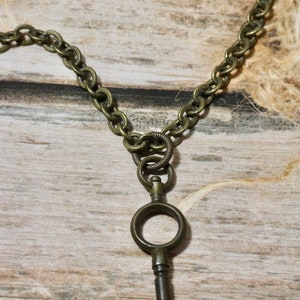 Tiny Vintage Key Necklace, Handcuff Key, Barrel Key, Clock Key - Etsy