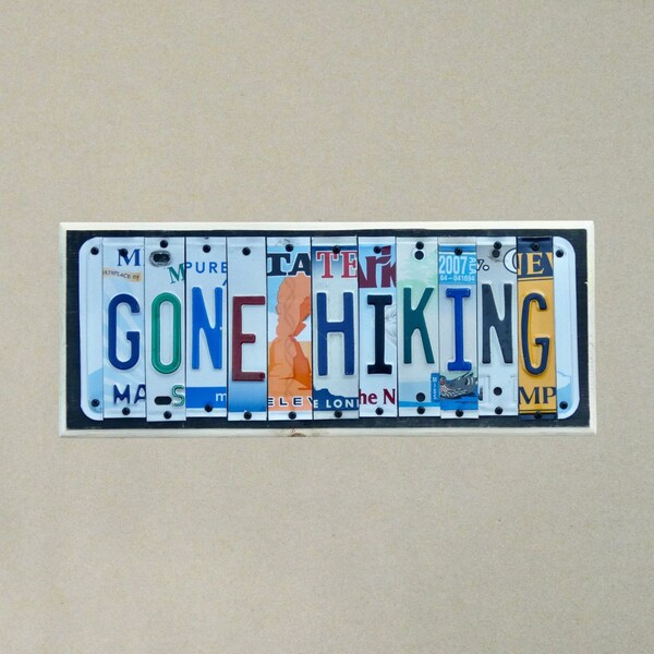Hiking Sign - Etsy