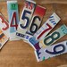 License Plate Number 6 Precut Number SIX Ready for - Etsy
