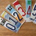 License Plate Number 6 Precut Number SIX Ready for - Etsy