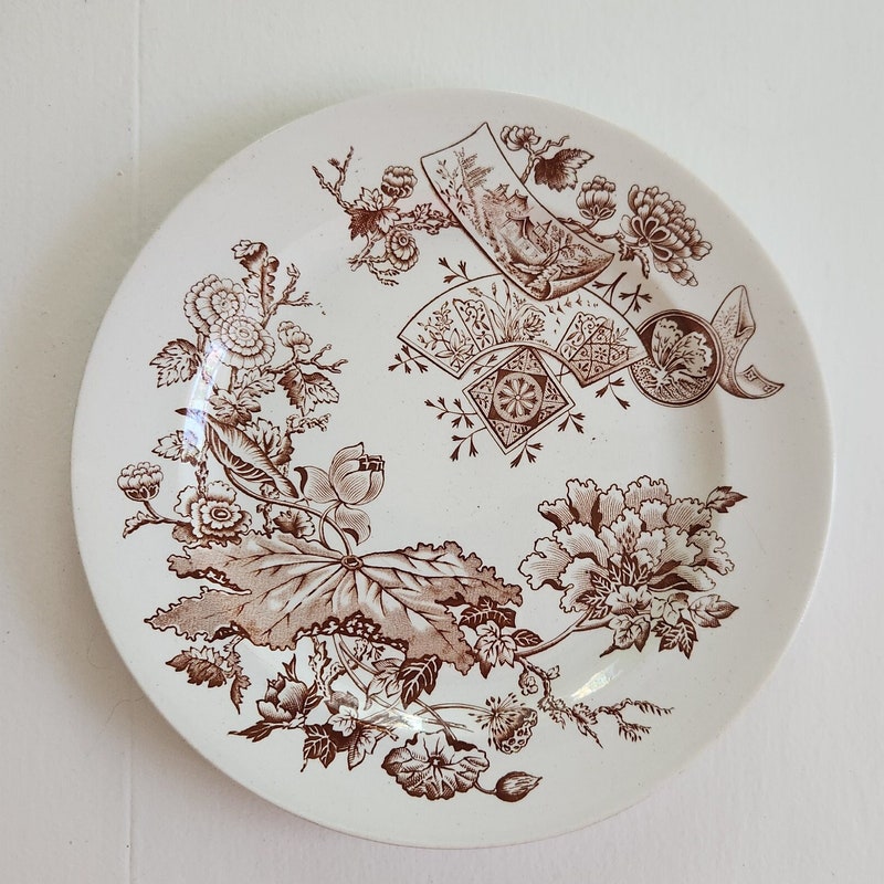 Brown Transferware - Etsy