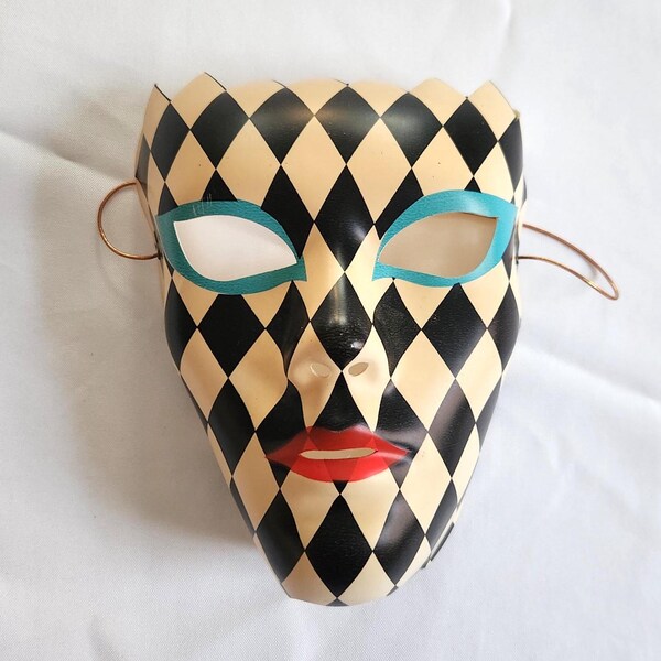 Harlequin Mask - Etsy