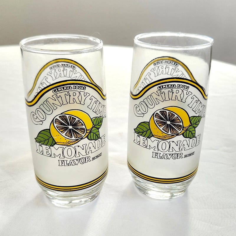 Lemonade Glasses - Etsy