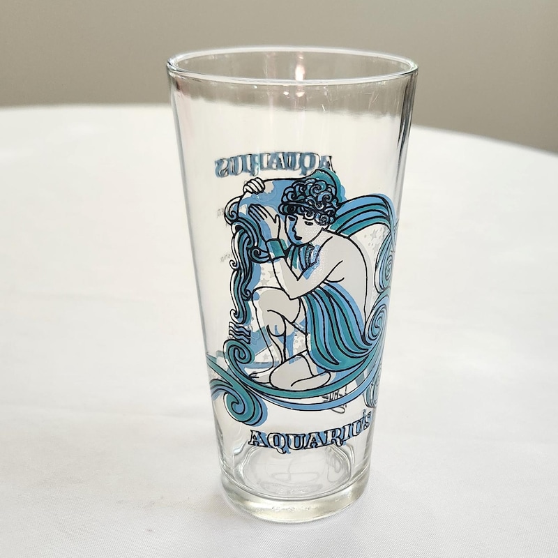 Vintage Aquarius Glasses - Etsy