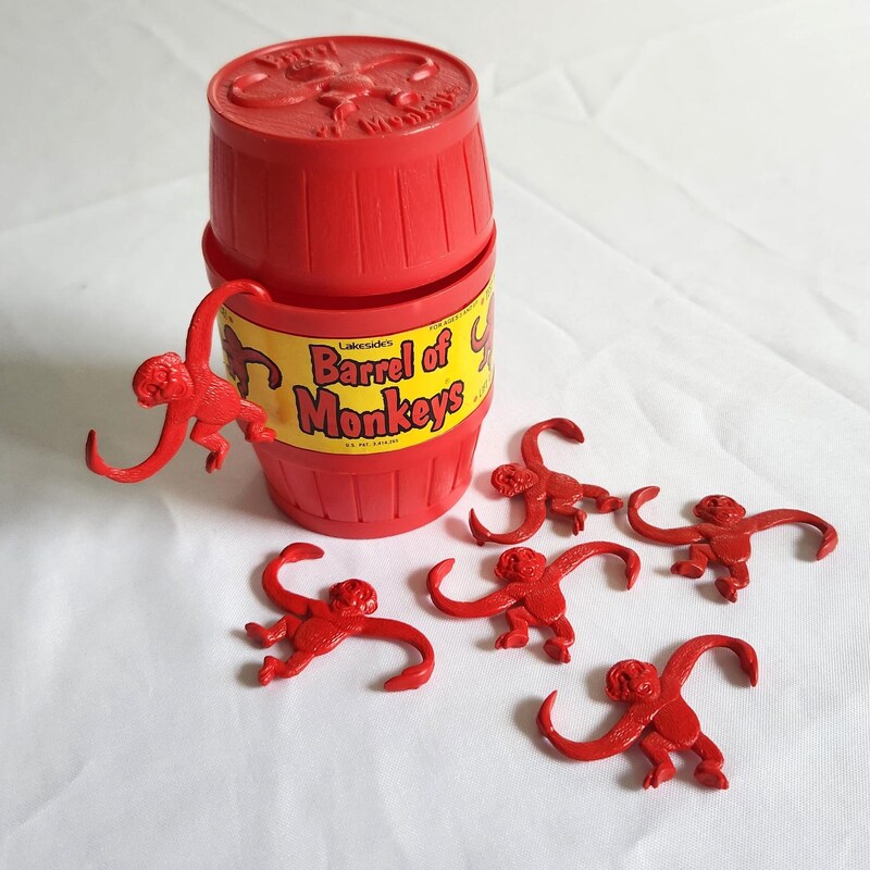 Barrel of Monkeys - Etsy