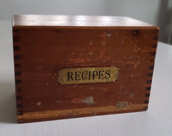 Retro recipe box | Etsy