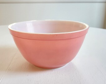 Vintage Pyrex Mixing Bowl Pink/flamingo 402 - Etsy