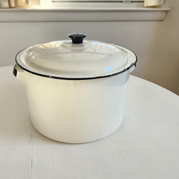Enamelware Stock Pot - Etsy