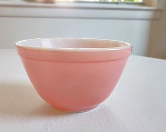 Vintage Pyrex Mixing Bowl Pink/flamingo 402 - Etsy
