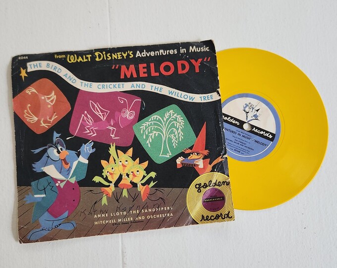 Vintage Walt Disney's Adventures in Music Melody & the Bird and the ...