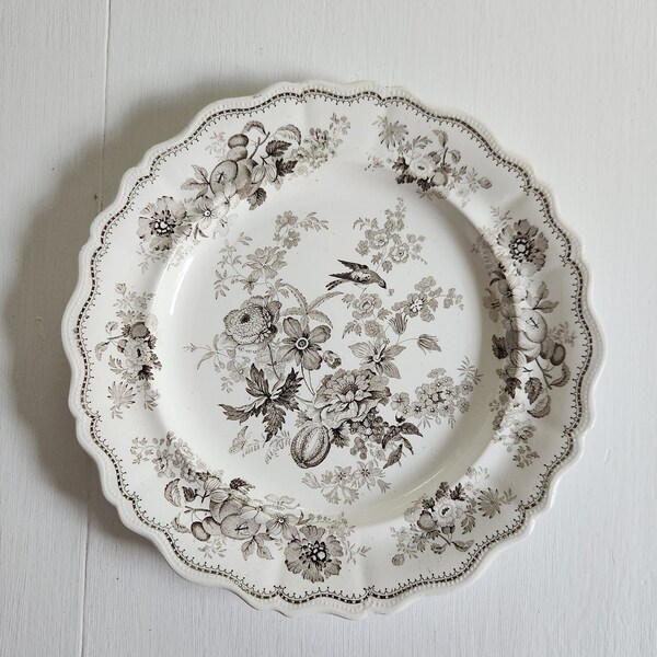 Antique Victorian Plate - Etsy