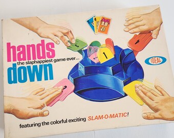 Hands Down Slam O Matic Vintage Board Game IDEAL 1964 - Etsy