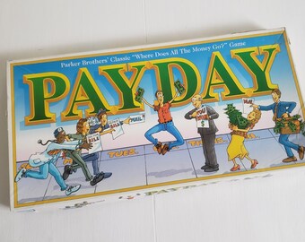Vintage Pay Day Board Game - Etsy