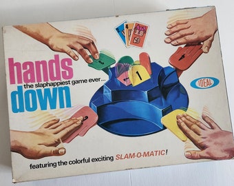 Hands Down Slam O Matic Vintage Board Game IDEAL 1964 - Etsy