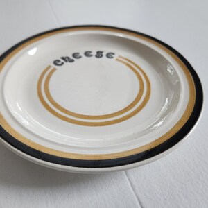 Vintage Cheese Plate --- Retro 1960s 1970s Style Little Cheese ...