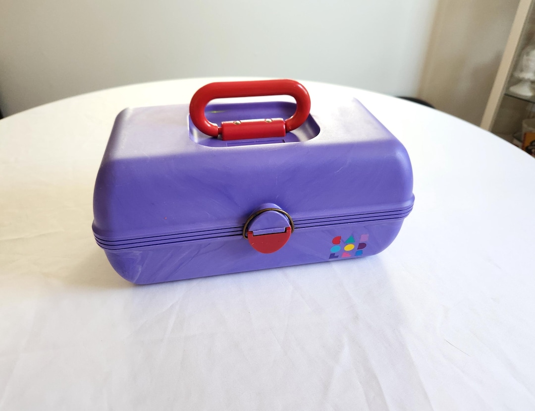 Vintage Caboodles Purple Carrying Case No. 2620 --- Retro 1980s 1990s ...