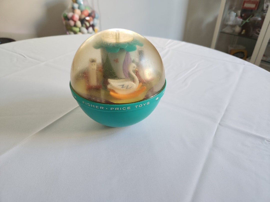 Vintage Fisher-price Roly Poly Chime Ball --- Retro 1960s Classic Baby ...