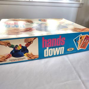 Vintage Hands Down Game - NO CARDS - Retro 1960s Ideal Toy Corp Slam-o ...