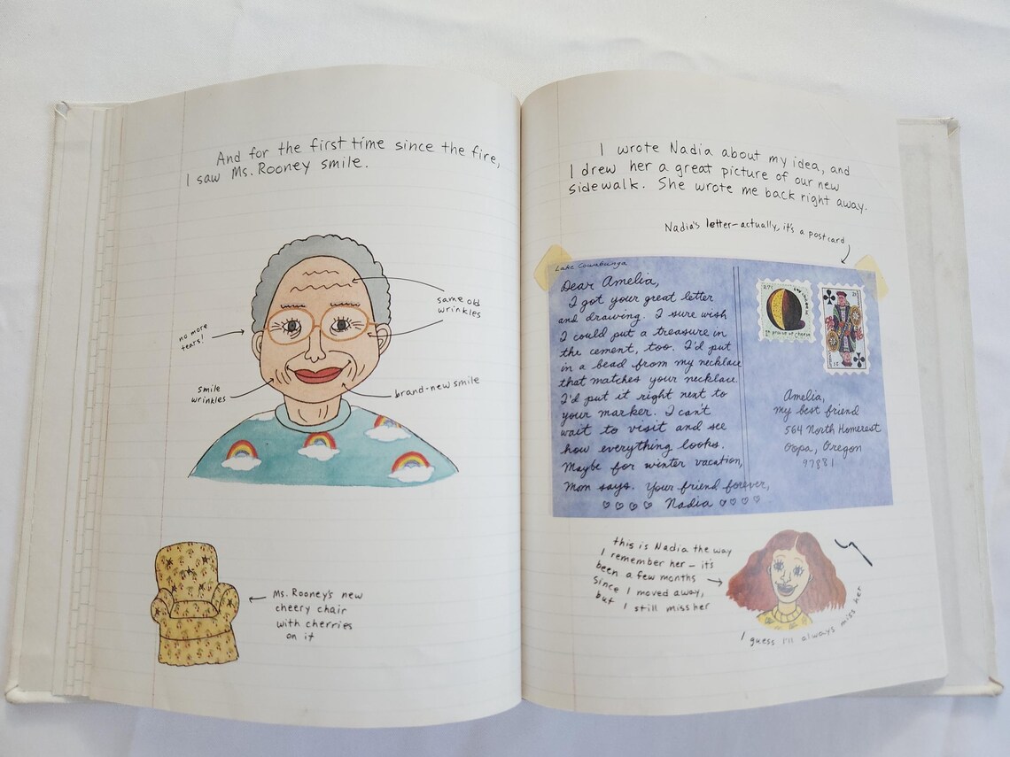 Amelia Writes Again by Marissa Moss -- Vintage 1990s 2000s Creative ...