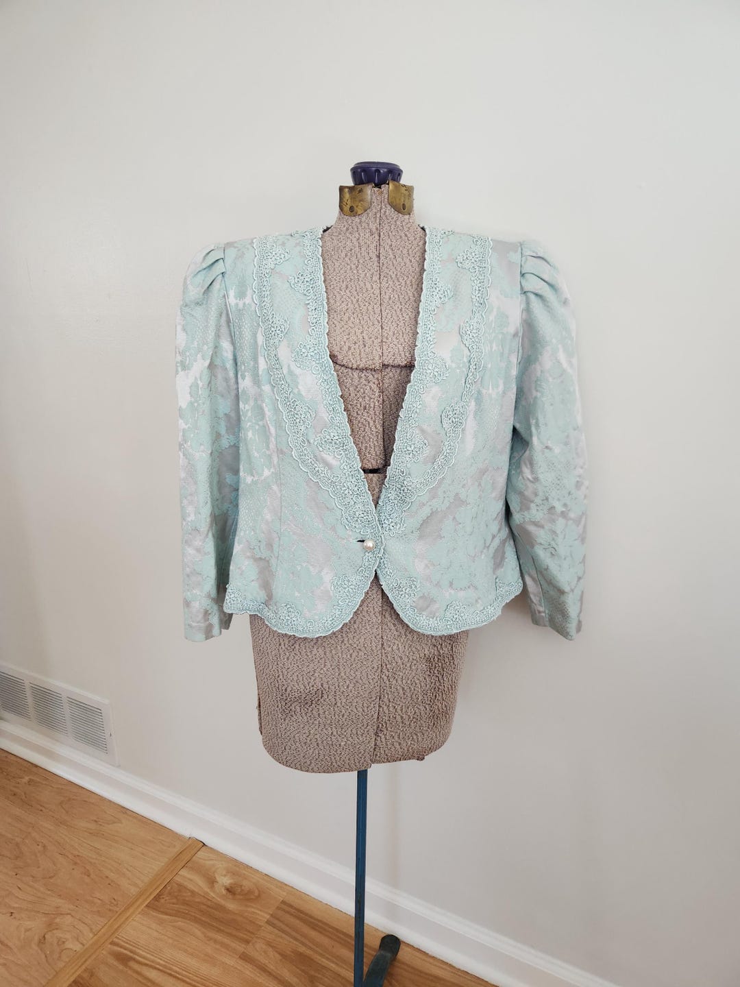 Vintage Nah Nah Collection by Jonathan Tait Light Blue Flowers & Lace ...
