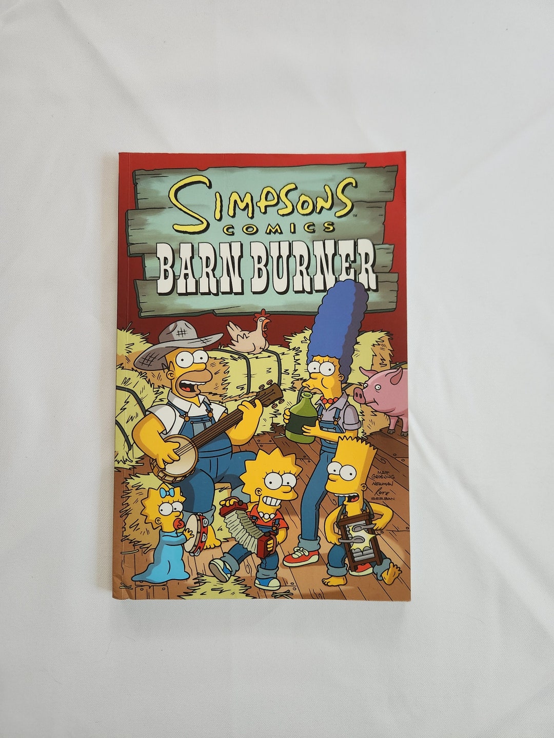 Simpsons Comics Barn Burner --- Vintage 1990s 2000s Classic Cartoons TV ...