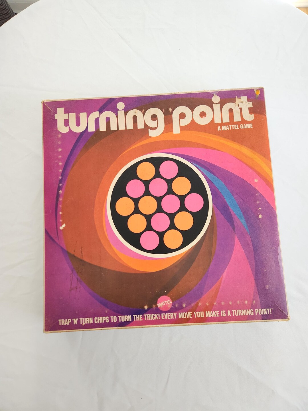 Vintage Turning Point Board Game --- Retro 1960s Mattel Tabletop ...