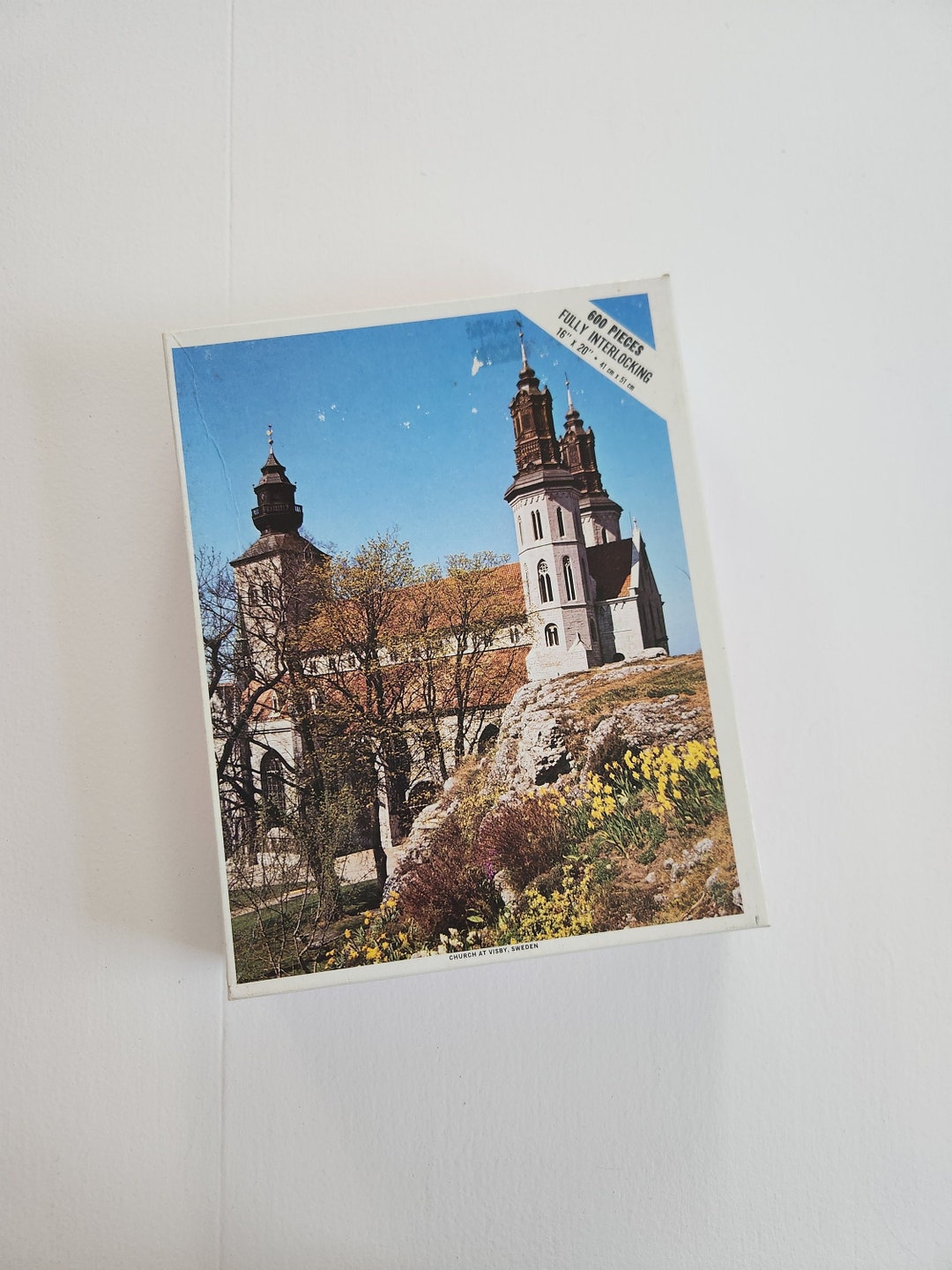 Vintage Church at Visby Sweden Landscape Photograph Jigsaw Puzzle - 600 ...