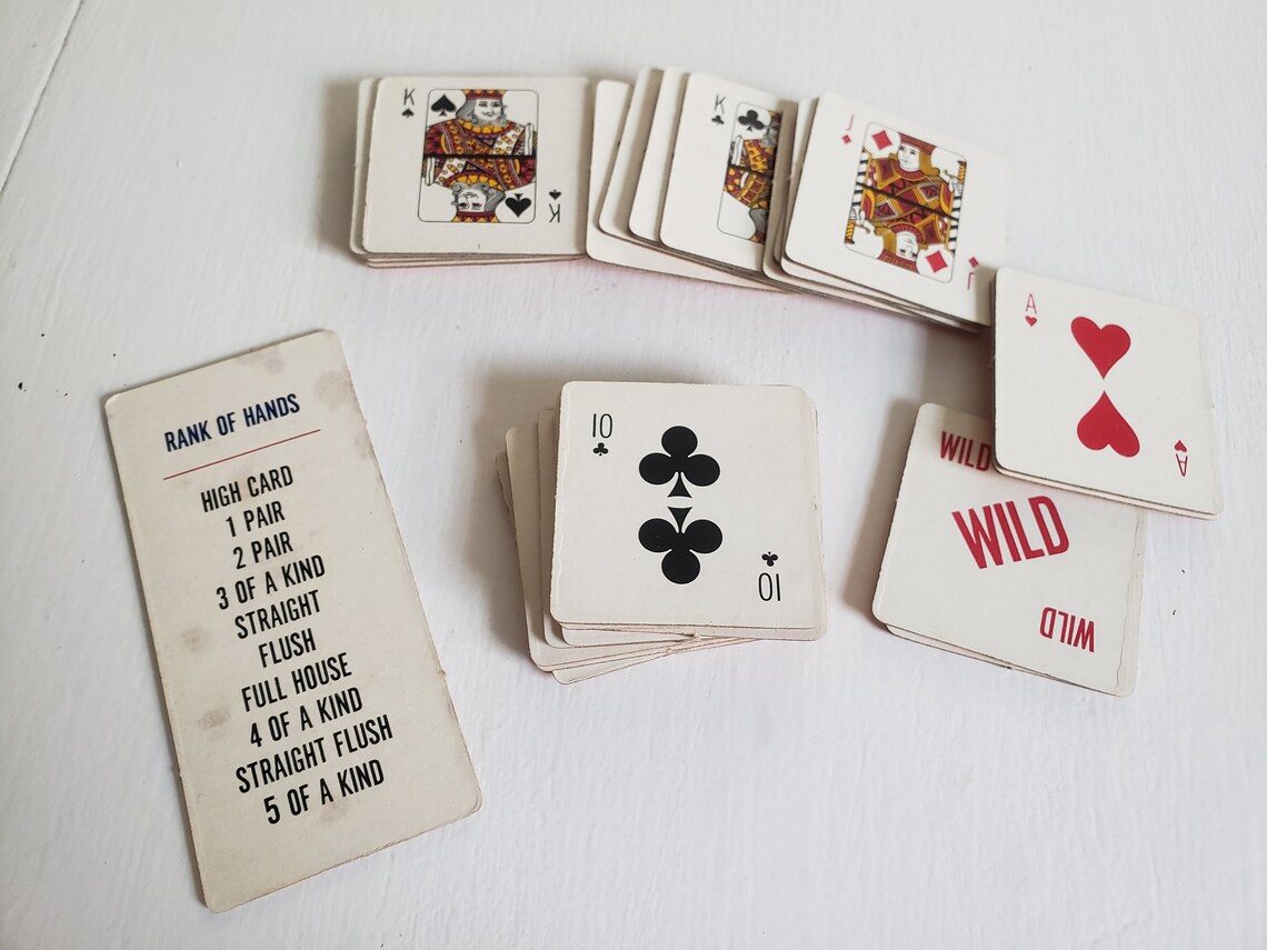 Vintage Deception the Memory Poker Game Vintage | Etsy