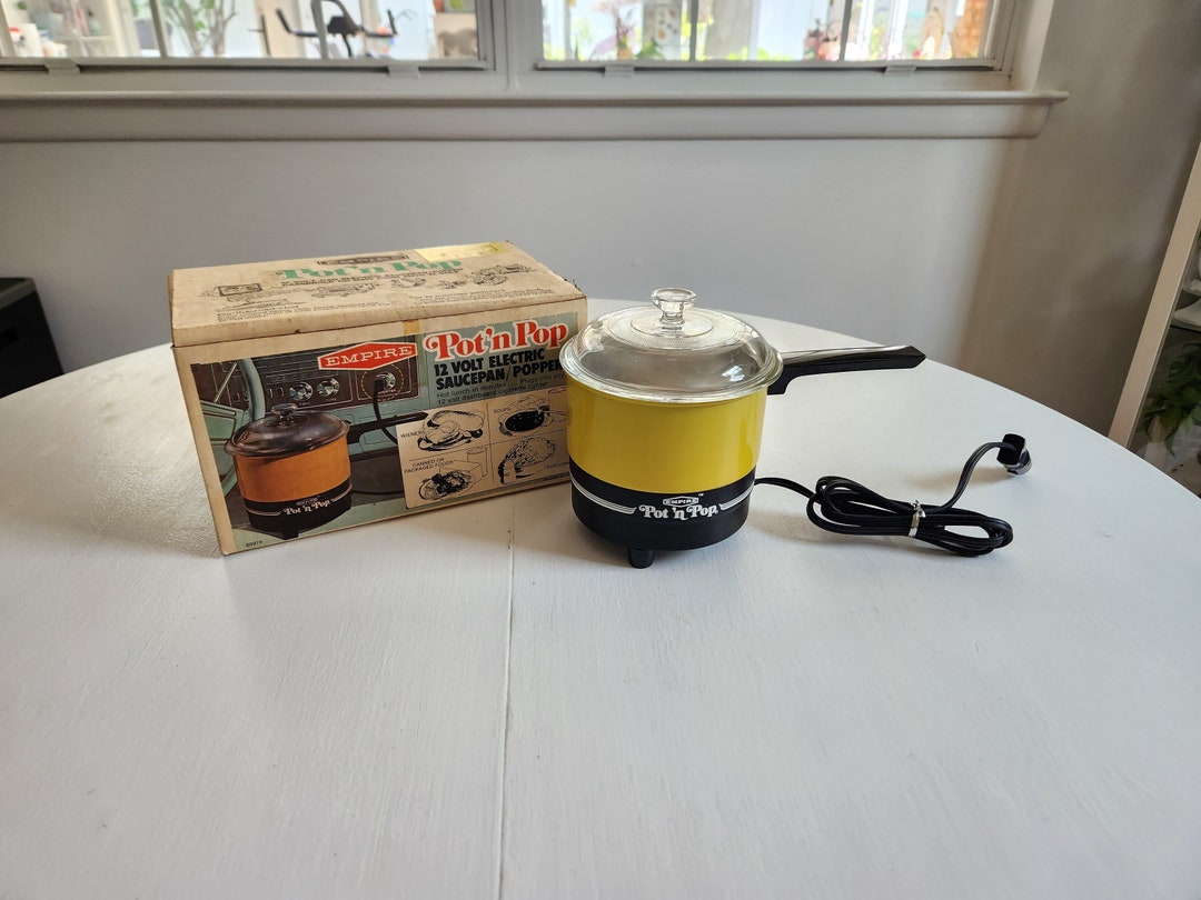 Vintage Empire Pot 'n Pop Model 1605-12 Harvest Gold Travel Cooker ...