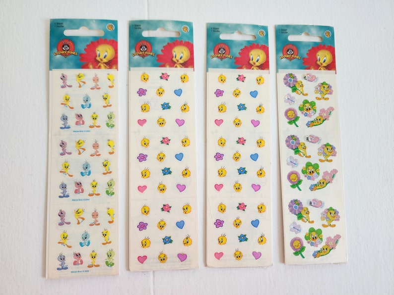 Vintage Totally Tweety Sandylion Stickers - Set of Four - Retro 2000s ...