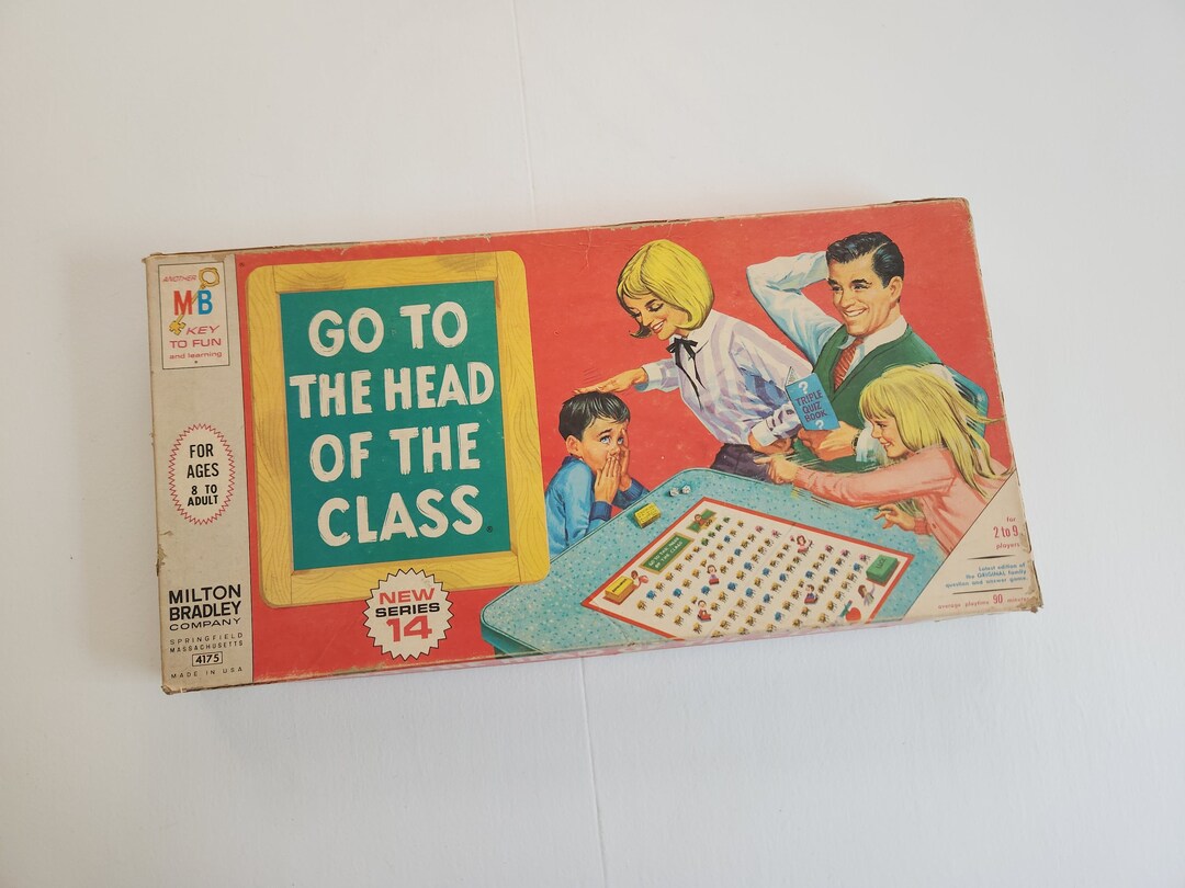 Vintage Go to the Head of the Class Board Game - New Series 14 - Retro ...