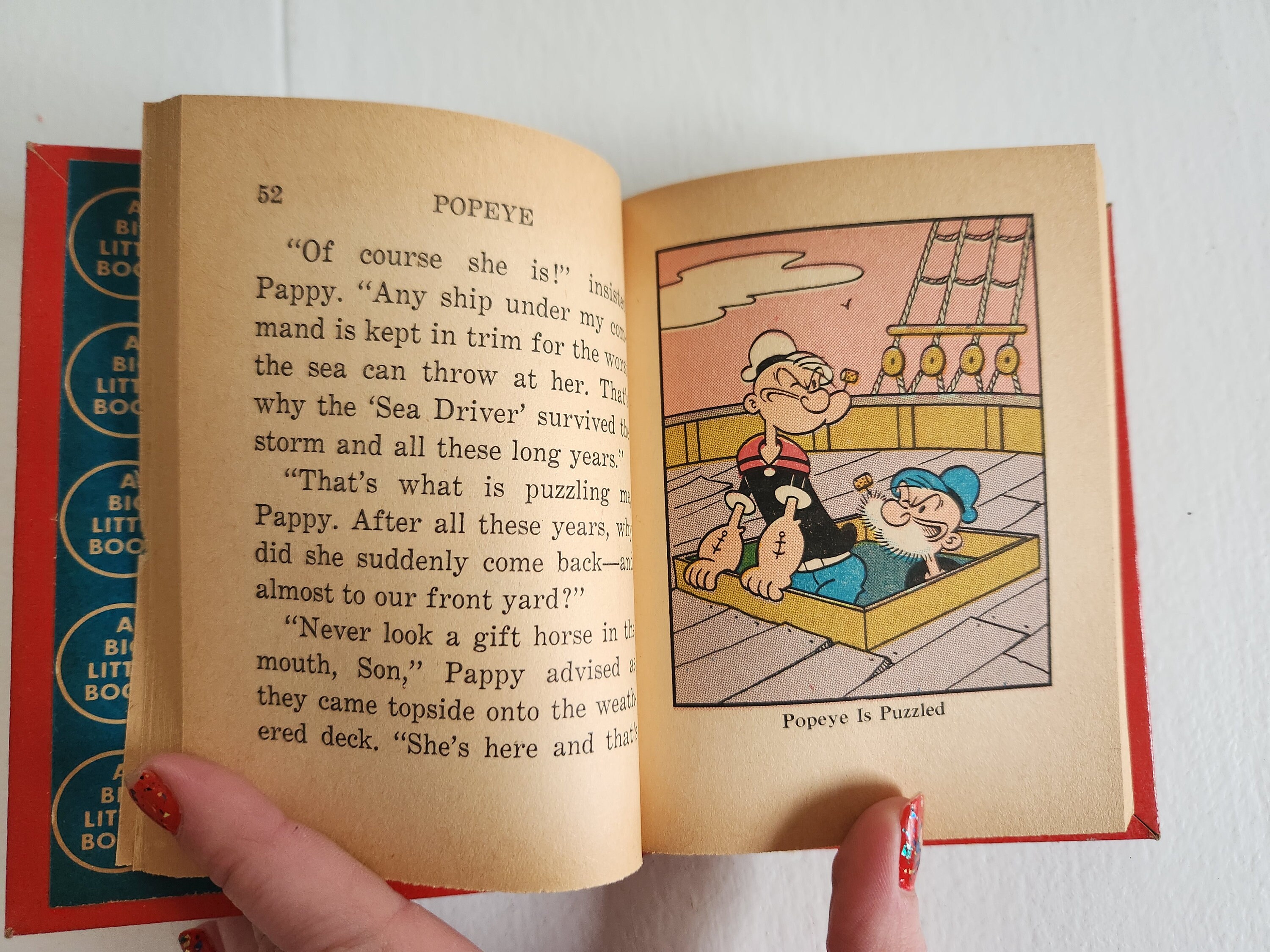 Popeye in Ghost Ship to Treasure Island by Paul S. Newman --- Vintage ...
